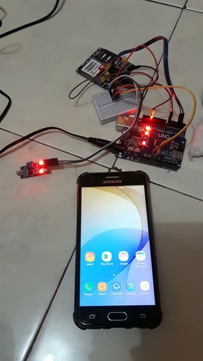 Arduino notifikasi calling dari deteksi sensor cahaya - YouTube