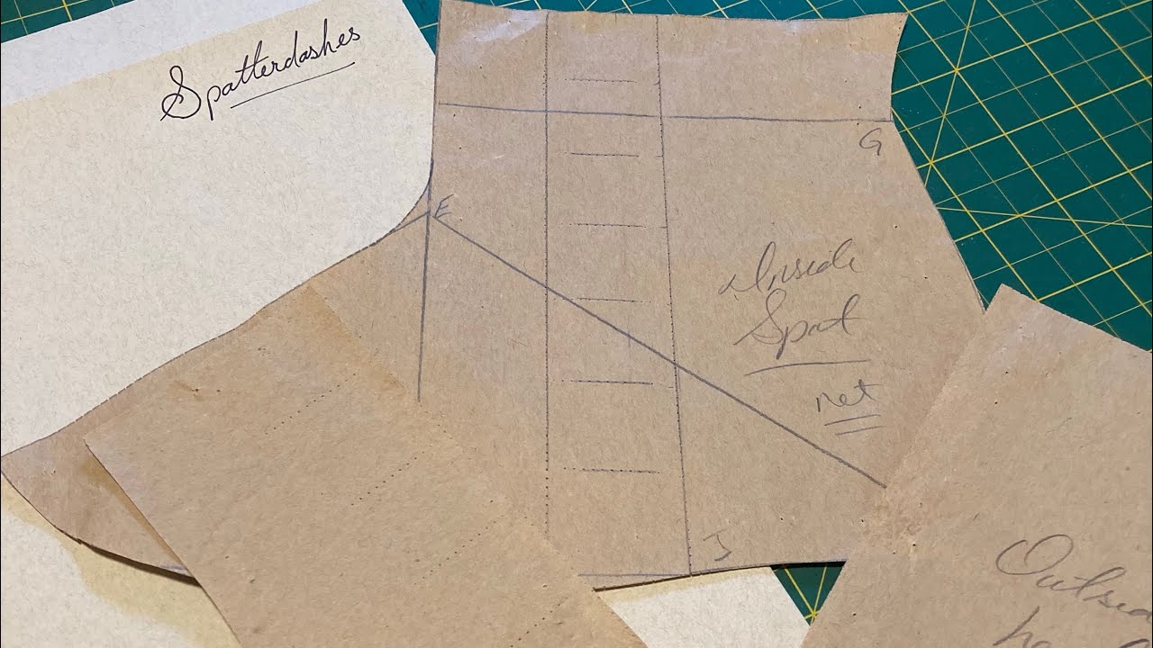 Satin Spats (or Spatterdashes) - YouTube