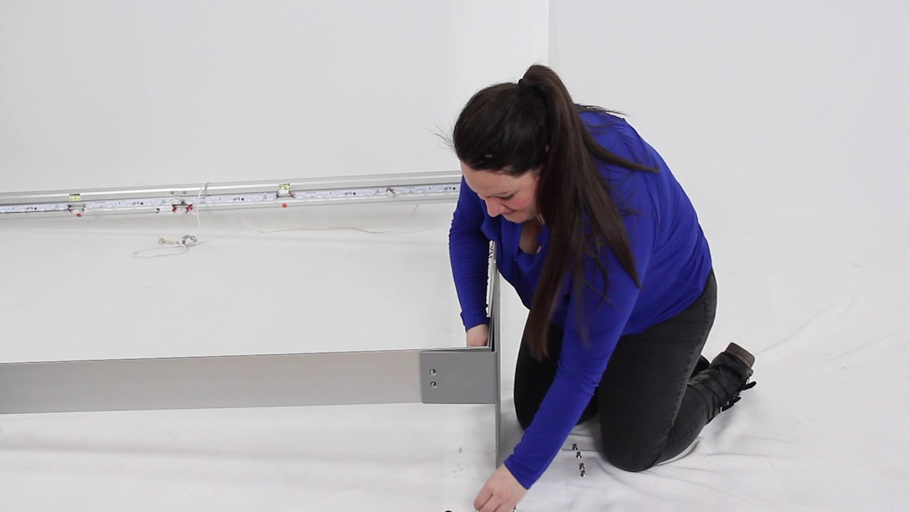 How to Assemble the Aurora Backlit Light Box Display - YouTube