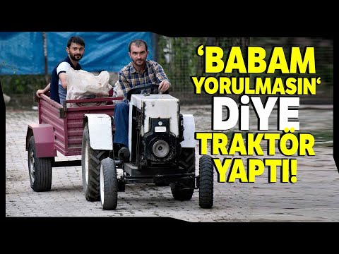 Genç İmam, Sosyal Medyadaki Videoları İzleyerek Traktör Yaptı