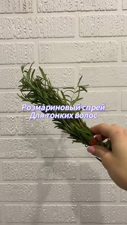 Розмариновый спрей для блеска волос #бьютиблоггер - YouTube