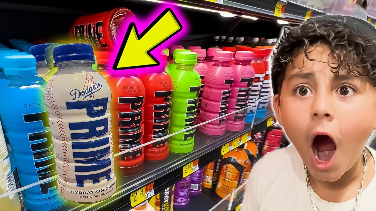 LA DODGERS' PRIME HYDRATION DRINK HUNT! | PRIME DRINK HYDTRATION HUNT ...