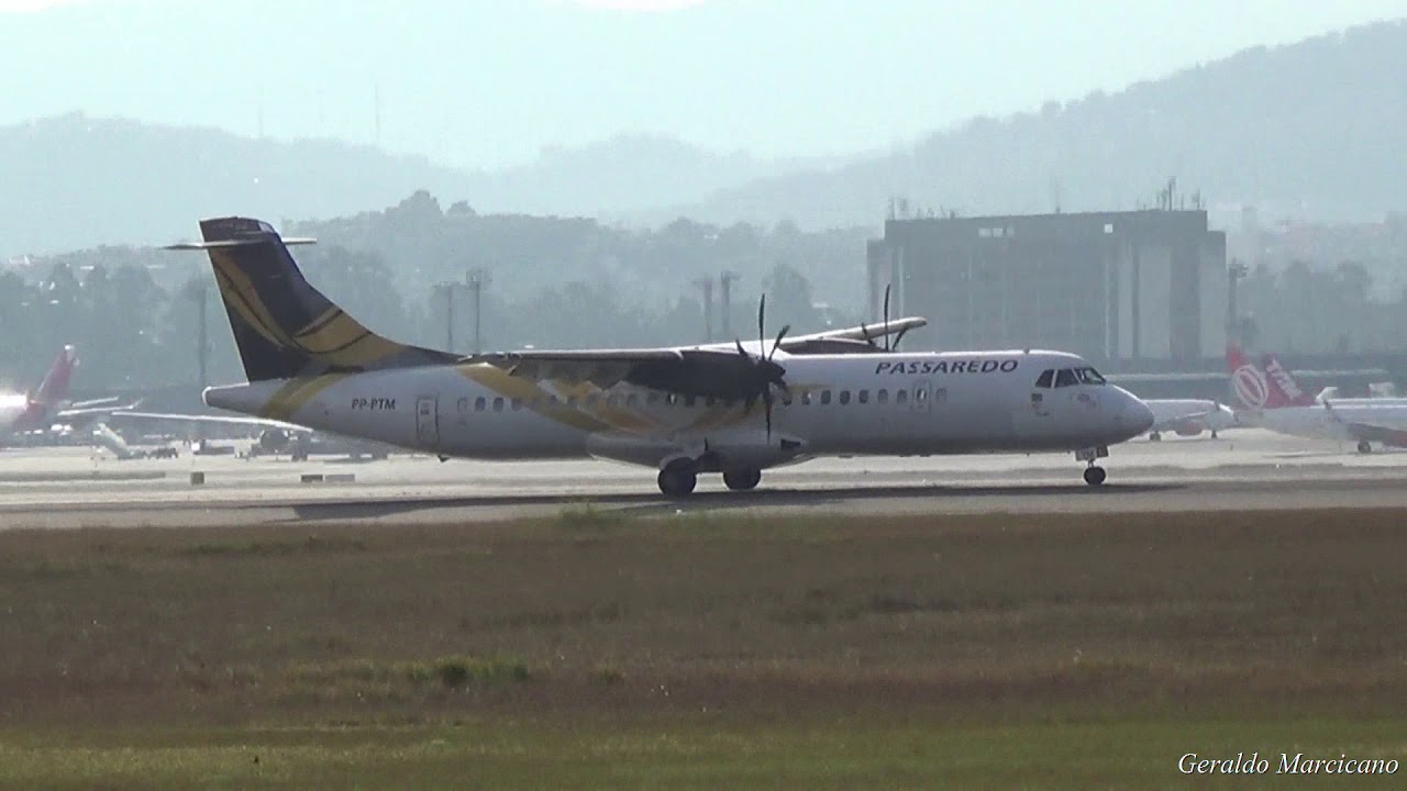ATR 72-500 Passaredo Linhas Aéreas PP-PTM - YouTube
