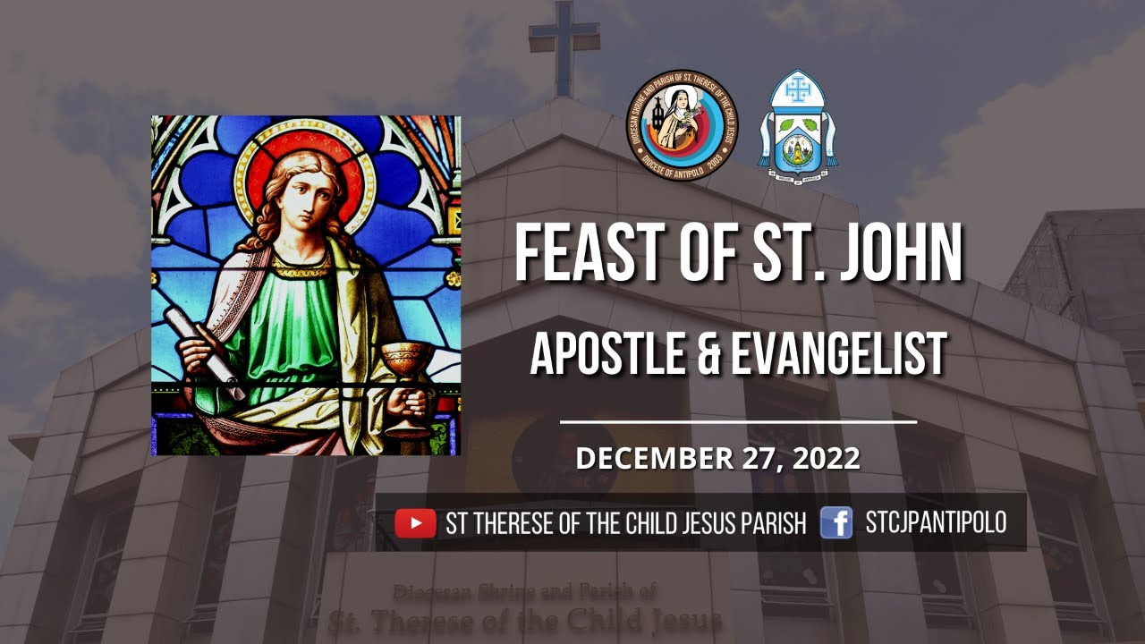 LIVE | Feast of Saint John, Apostle and Evangelist | December 27, 2022 ...