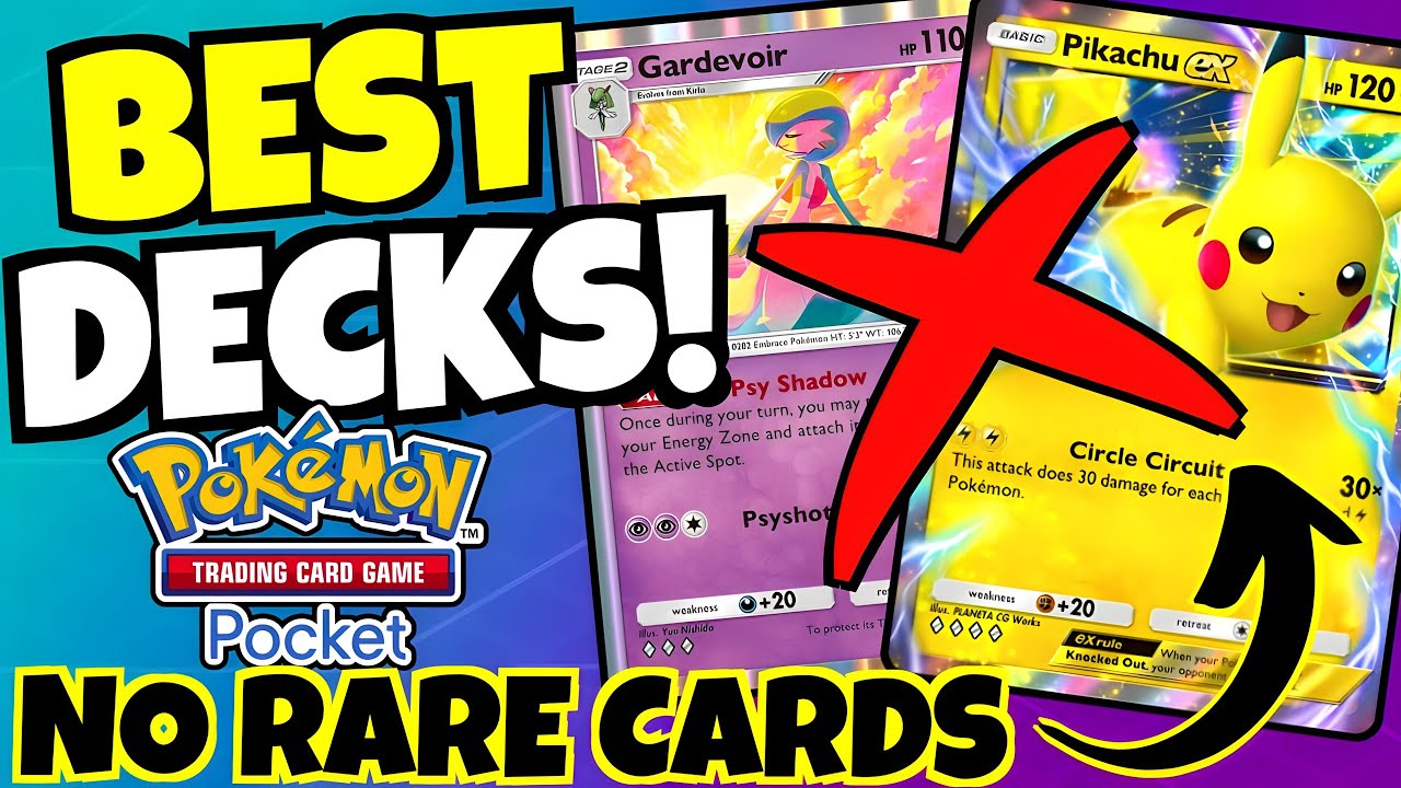 The Best FREE DECKS You Can Build RIGHT NOW!!! [Pokemon TCG Pocket ...