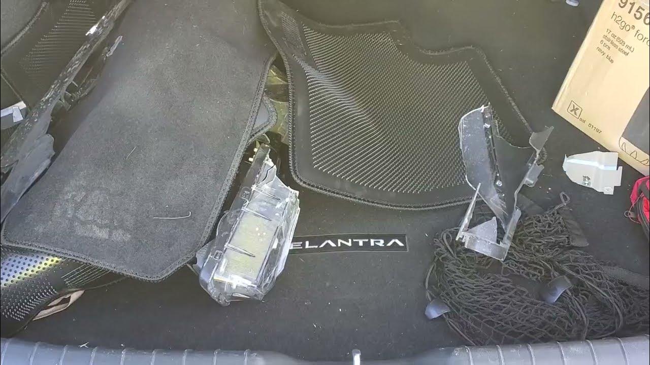 2022, 2023 & 2024 Hyundai Elantra N - Spare Tire, Lug Nut Wrench & Floor Jack Location In Trunk ...