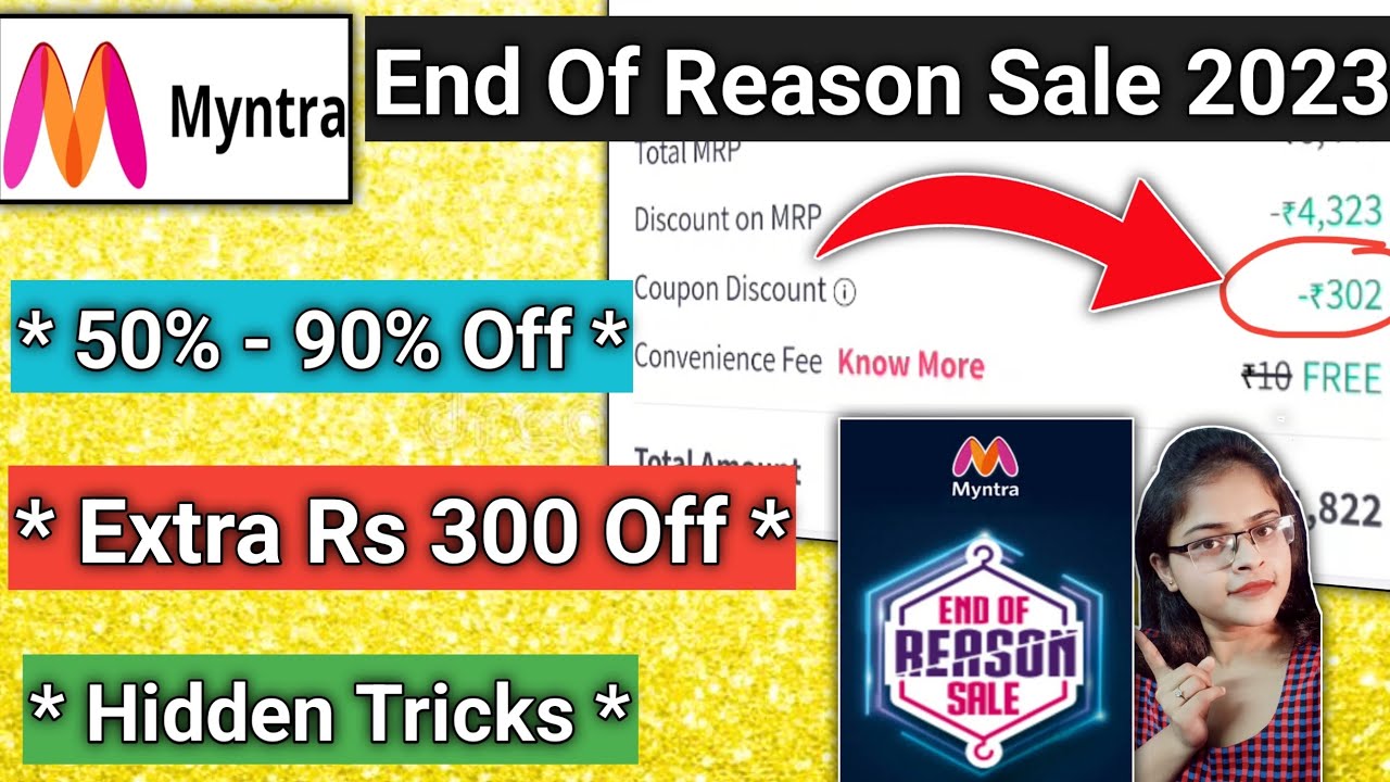 Myntra End of Reason Sale 2023 ll myntra coupon code 2023 l myntra ...