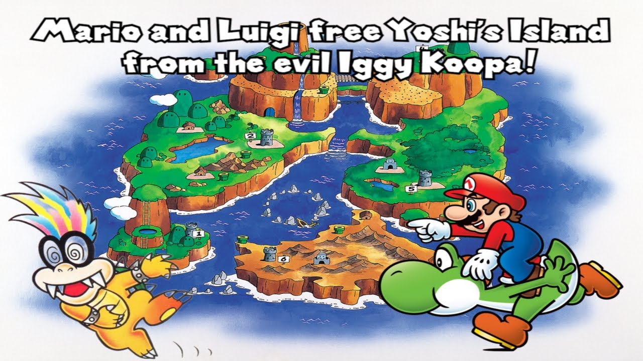 Mario and Luigi free Yoshi's Island from the evil Iggy Koopa | Super ...