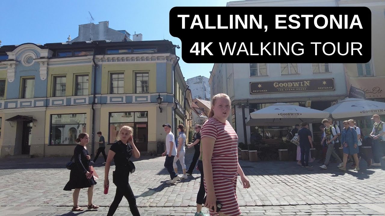 City walks series - Tallinn, Estonia (4K walking tour) - YouTube