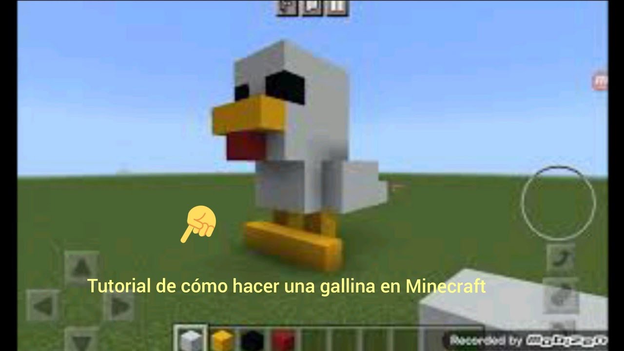 Tutorial de como hacer una gallina en Minecraft - YouTube