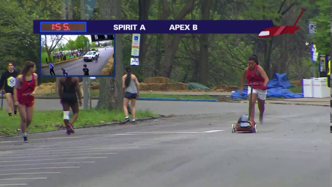 CMU Buggy Race 2017 - Spirit A vs. Apex B - YouTube