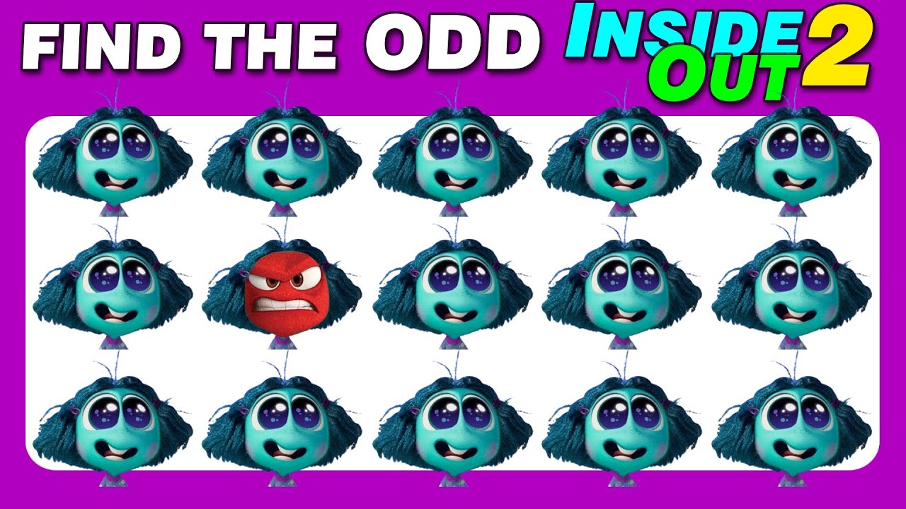 Find the ODD One Out - Inside Out 2 Quiz - Envy 😲😡 - YouTube