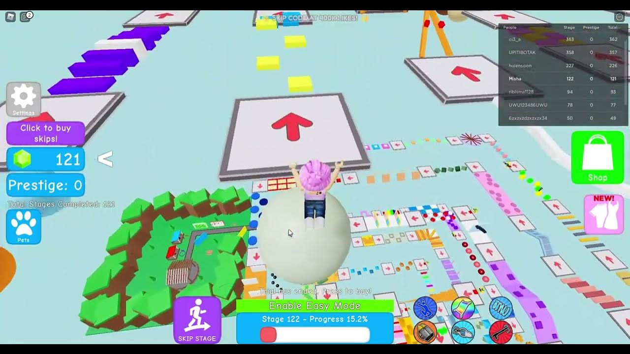 Mega Easy Obby 🌟 800 Stages 88 To 200 Stages Roblox Gamified Youtube