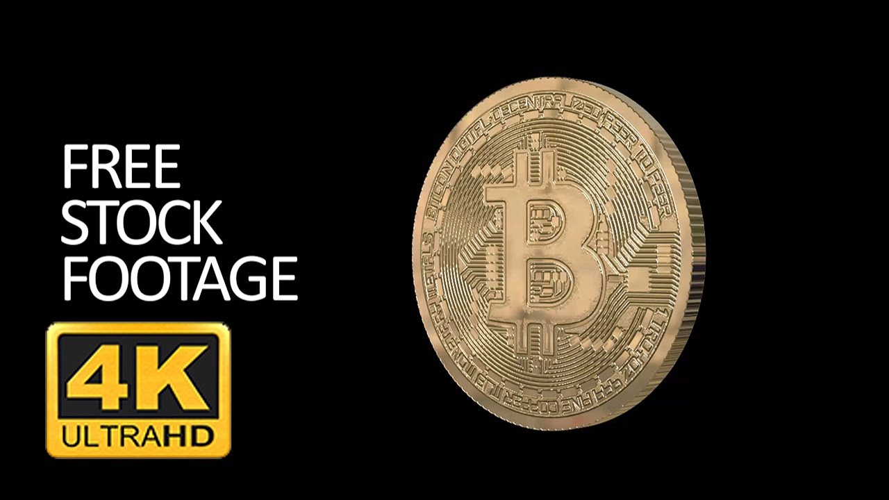 Free Stock Footage - 3D Bitcoin Spinning [4K] - YouTube