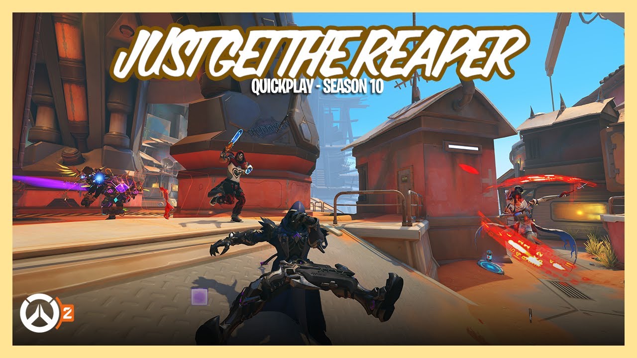 Just Get The Reaper • D.Va on New Junk City • Overwatch 2 (Quick Play ...