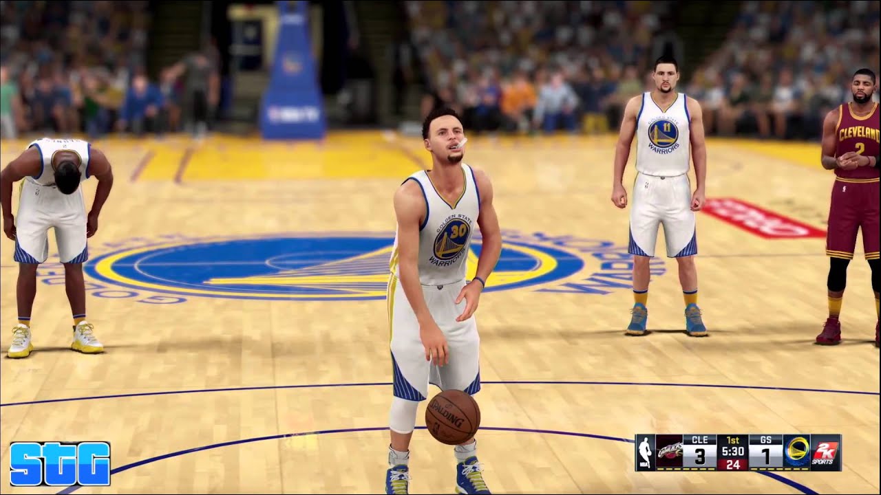 NBA 2k16 Official HD Gameplay - Cleveland Cavaliers vs Golden State ...