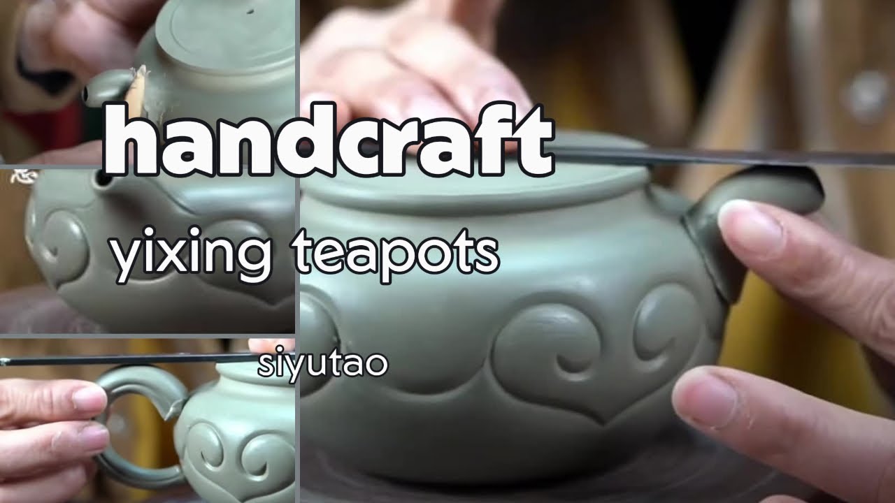 the progress of handcraft yixing teapots - YouTube
