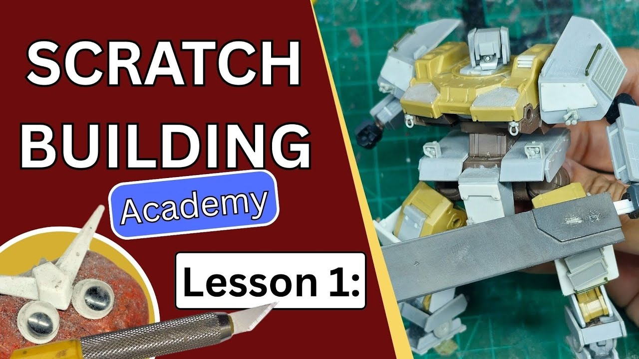 Make a pla-plate BUSTER SWORD! - SCRATCH BUILDING ACADEMY: Lesson 1 ...