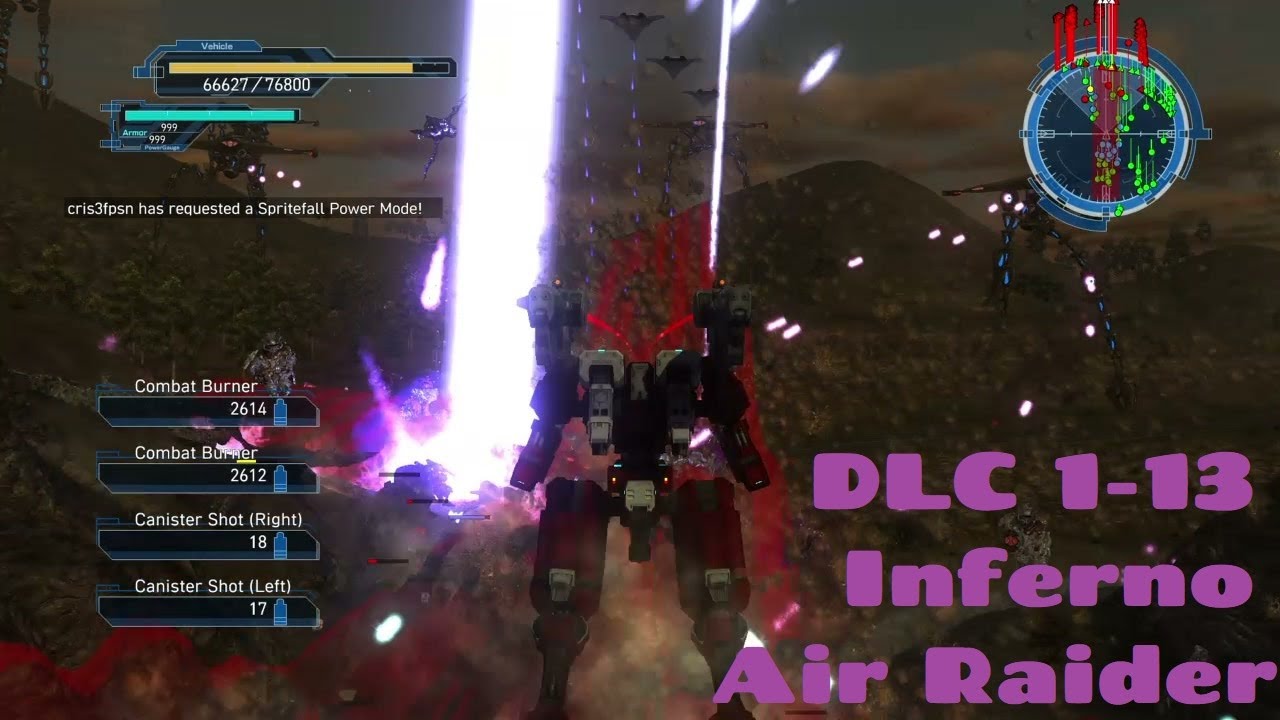 EDF 5 DLC 1-13 Close Combat on Hellish Mountains Sf Power Mode AR ...