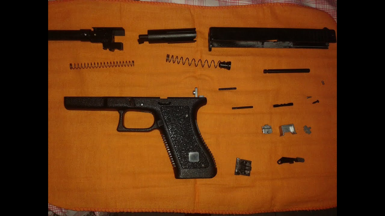 Montando airsoft GLOCK HFC 117 spring - YouTube