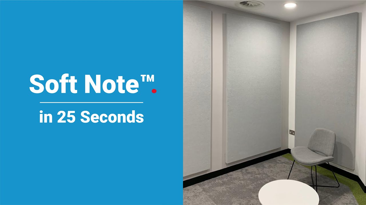 Soft Note™ - Sound Absorption Product in 25 Seconds - YouTube