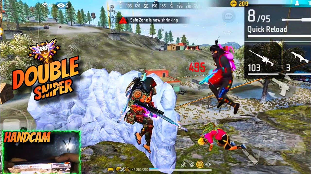 Double Sniper Mobile HANDCAM 🔥⚡🚀 Tournament Highlights Full Gameplay 🏆🥇 ...