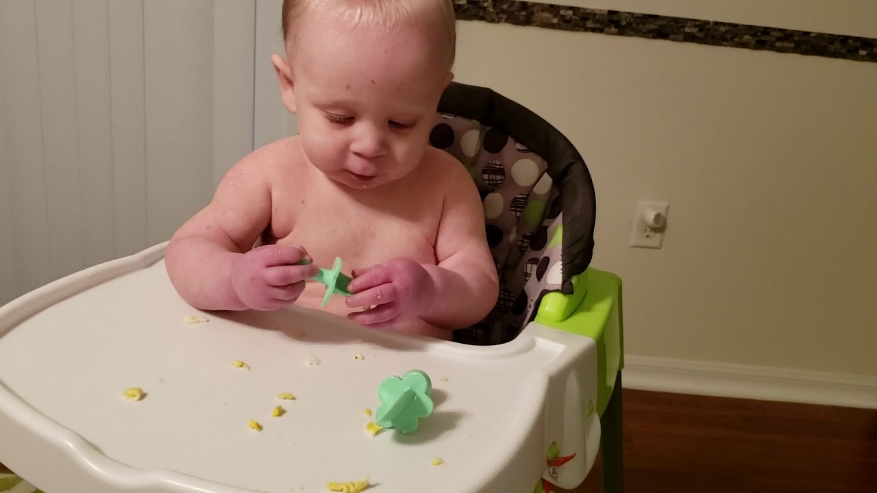 Learning to Use a Fork - YouTube