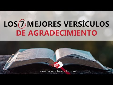 ☀️ Los 7 Mejores Versículos de Agradecimiento 🔴 Pasajes Bíblicos de Gratitud Narrados Reina Valera