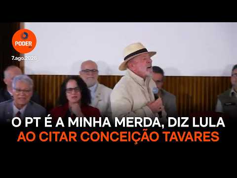 O PT é a minha merda, diz Lula ao citar Maria da Conceição Tavares