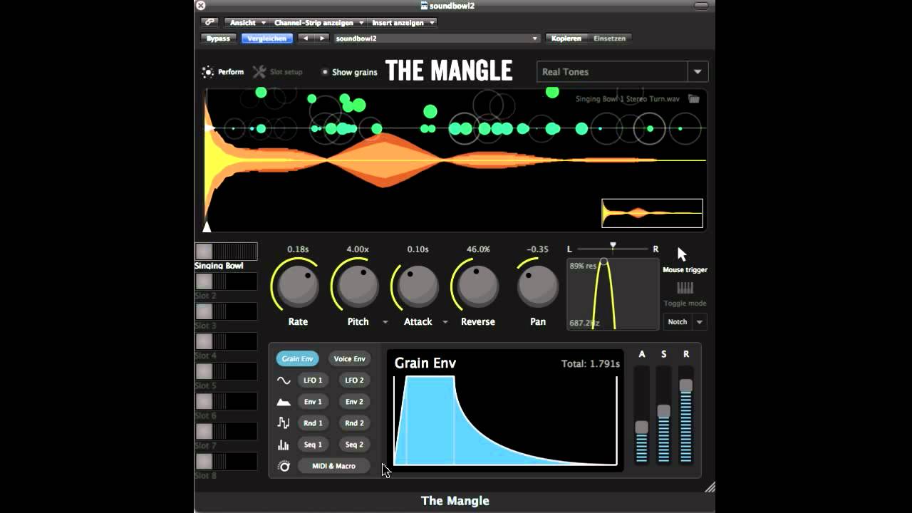 Singing Bowl Mangling With The Mangle Youtube