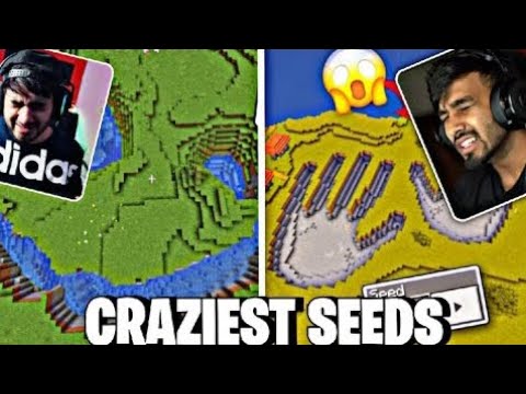 Indian Gamers craziest SEED in Minecraft 🔴 techno gamerz, bbs, mythpat ...
