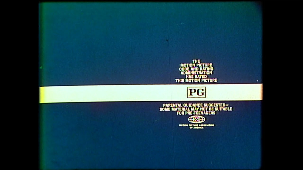 Released by Twentieth Century-Fox Film Corporation/MPAA Rating Card (PG ...
