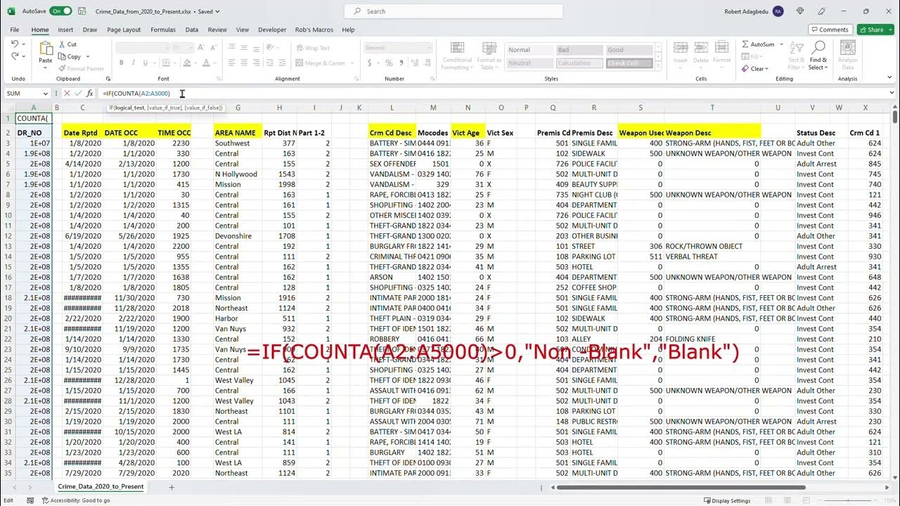 How to Remove Blank Columns in Excel - YouTube