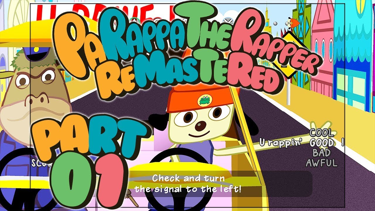 PaRappa The Rapper Remaster 🐺 Part 1 - WE GOTTA BELIEVE!!! - YouTube