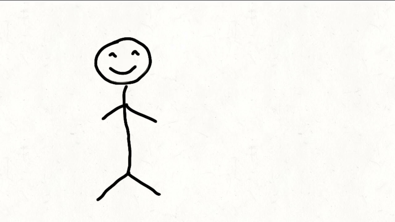 Stickman but only smiles - Smiling stickman - YouTube
