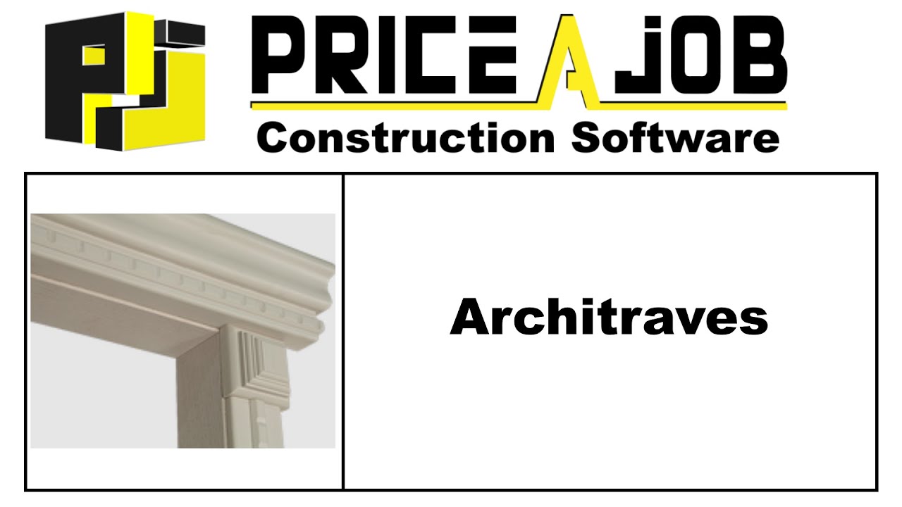 Estimating Projects: Architrave Carpentry - Price A Job - YouTube