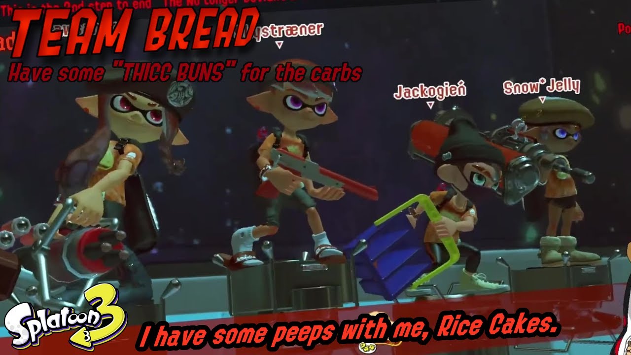 CHEDDAR BAY BISCUIT RAGE - Splatfest As TEAM BREAD #2 - YouTube