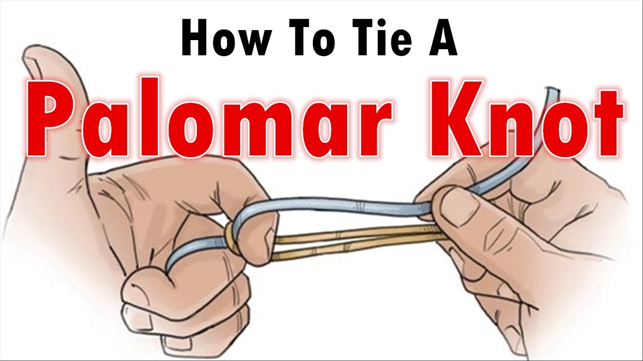 How To Tie A Fishing Knot/ How To Tie A Palomar Knot - YouTube