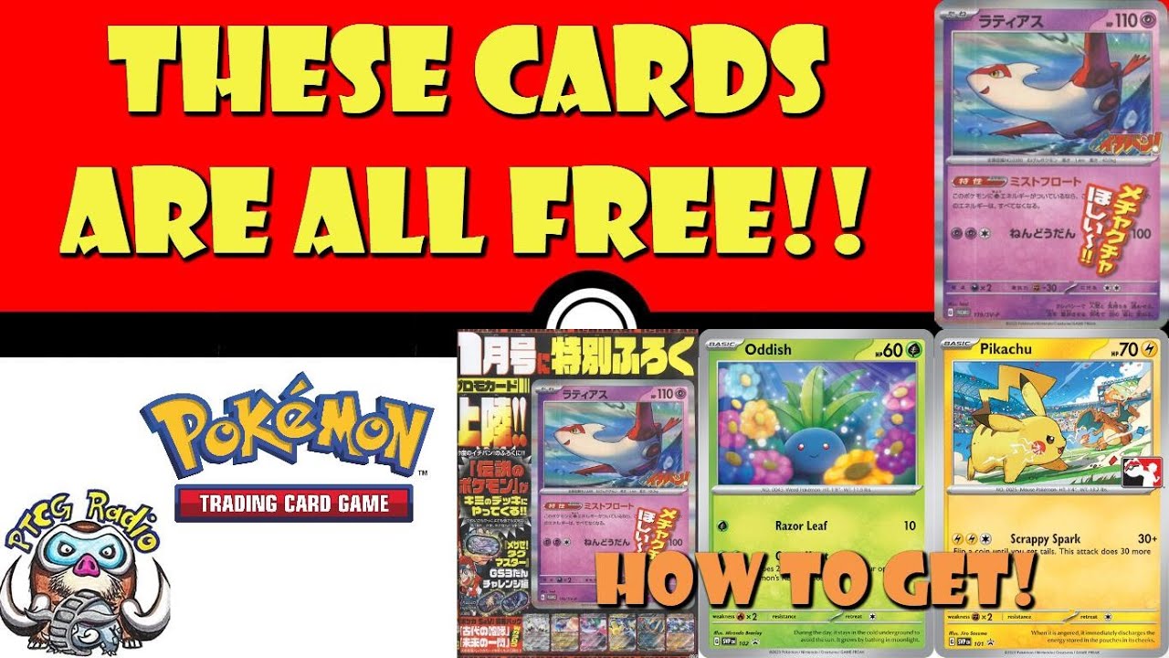 Amazing Free Pokémon Cards Revealed! How to Get Them! World ...