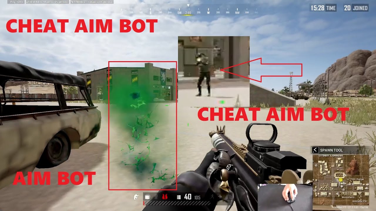Cheat AIMBOT in PUBG PC 2024 - Cheater PUBG PC #05 - YouTube