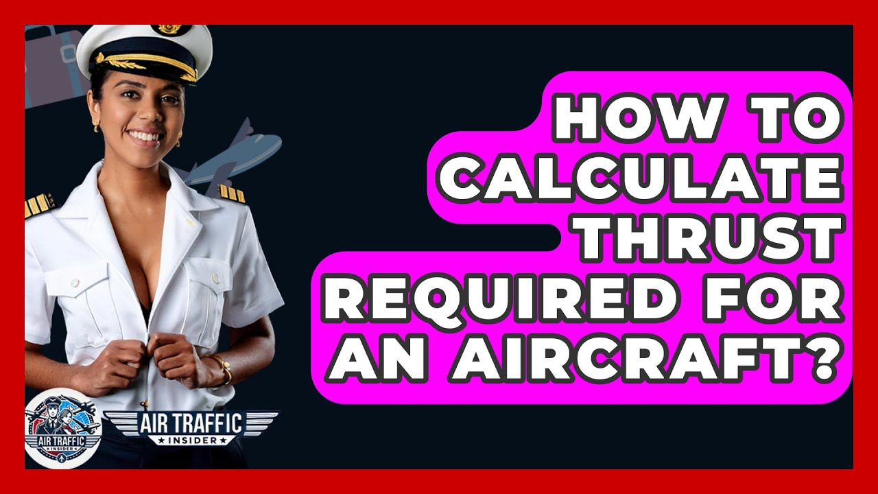 How To Calculate Thrust Required For An Aircraft? - Air Traffic Insider ...