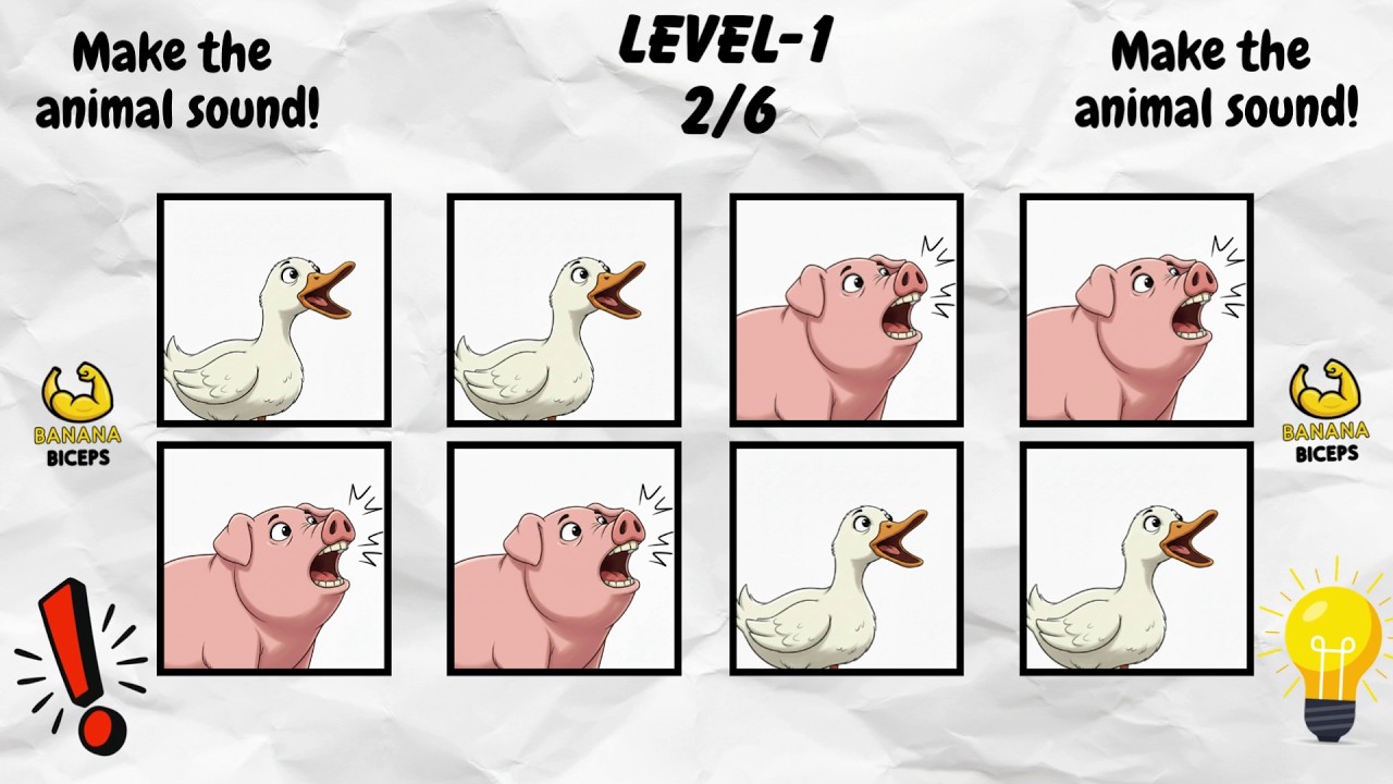 Make the Animal Sound on Beat Challenge 21 | Easy, Medium, and Hard ...