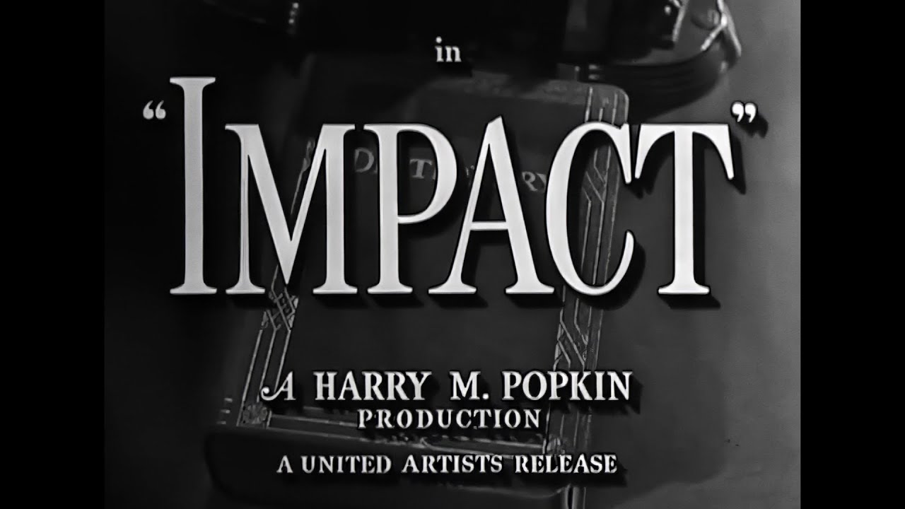 IMPACT (1949) VCI Entertainment Blu-ray Screenshots + Review - YouTube