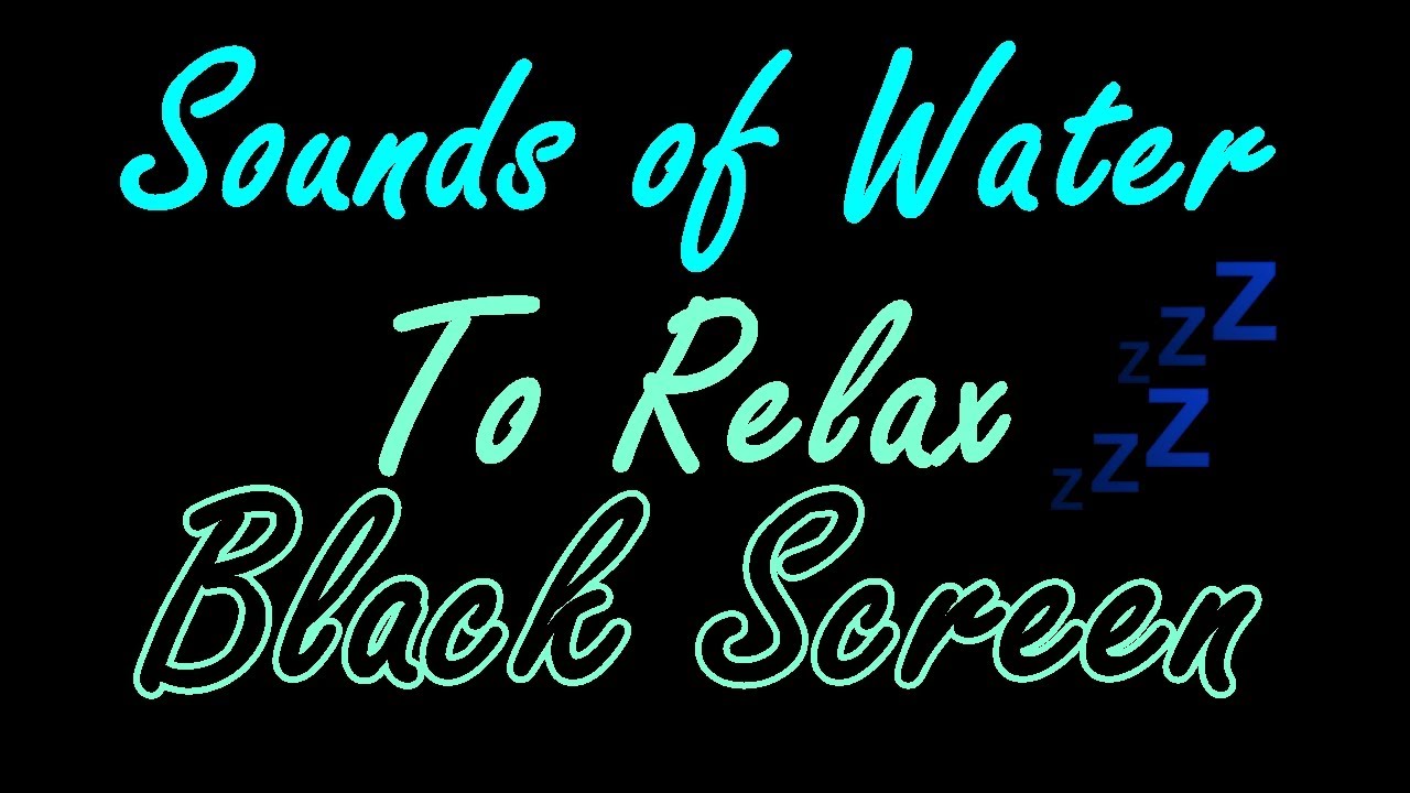 🎵Sleep well Water sound water noise relax and meditate running water ...