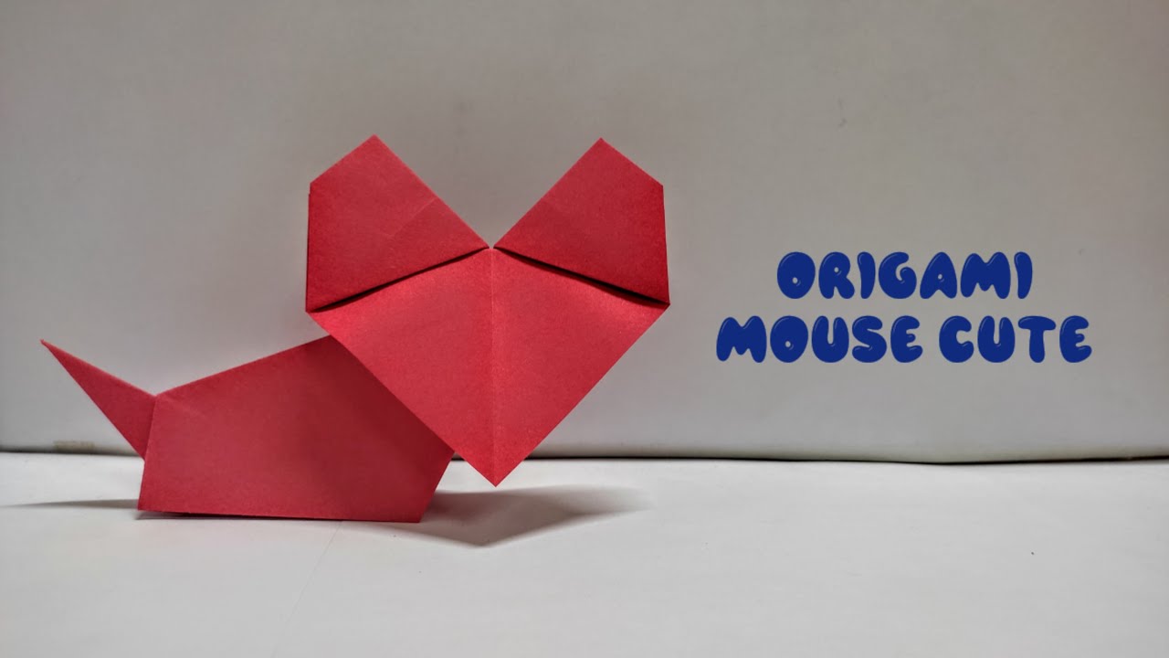 Origami Mouse Easy | How To Make Origami Mouse Easy | Bee Origami - YouTube