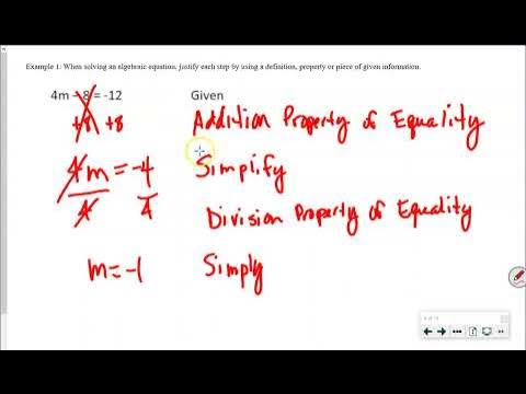 Proofs, Reflexive, Symmetric and Transitive Properties - YouTube