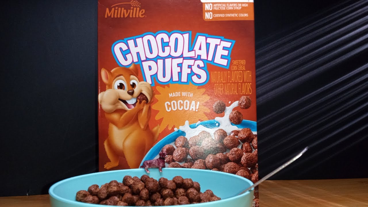Unboxin Doxin - Millville Chocolate Puffs Cereal - YouTube
