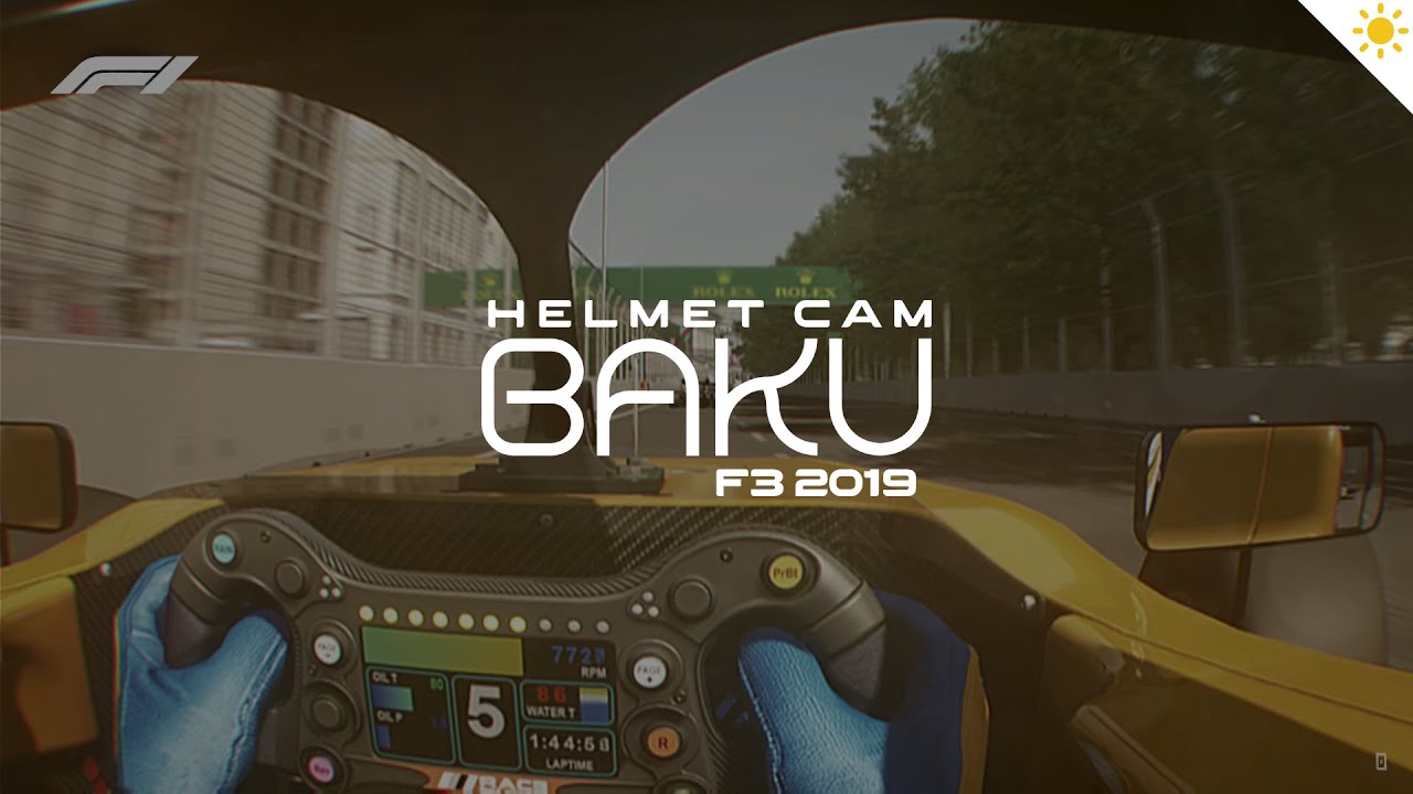 F3 2019 Baku Helmet Cam with SPIN | Assetto Corsa Reshade F1 Helmet Cam ...