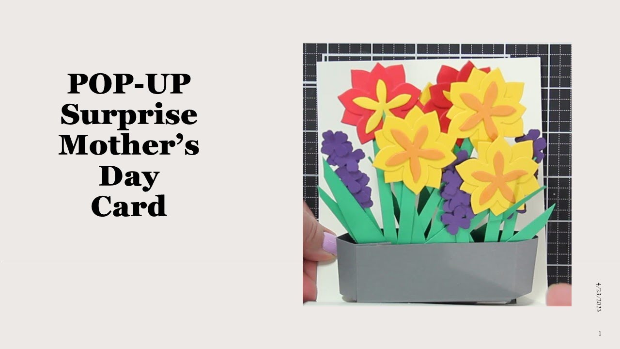 Pop-up Surprise Mother's Day Card - YouTube