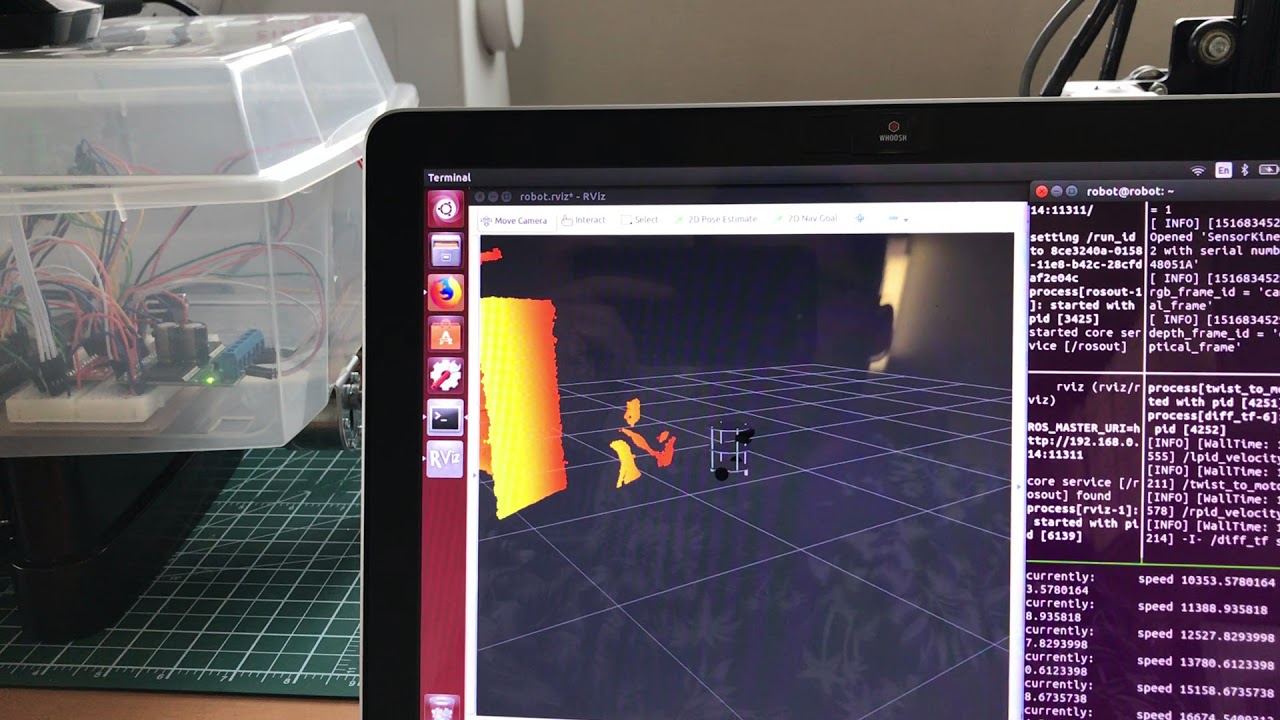 kinect sensor visualization - 1 - YouTube